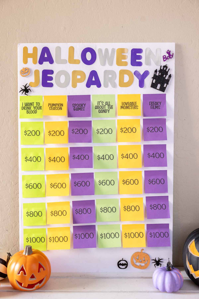 Halloween Jeopardy – Play Party Plan