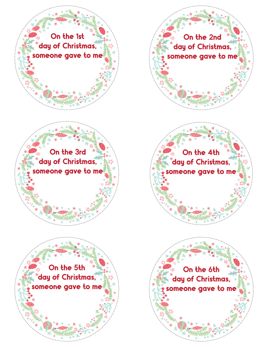 12 Days of Christmas Gift Tags (3 versions) – Play Party Plan 12 Days of Christmas Gift Tags (3 versions) – Play Party Plan