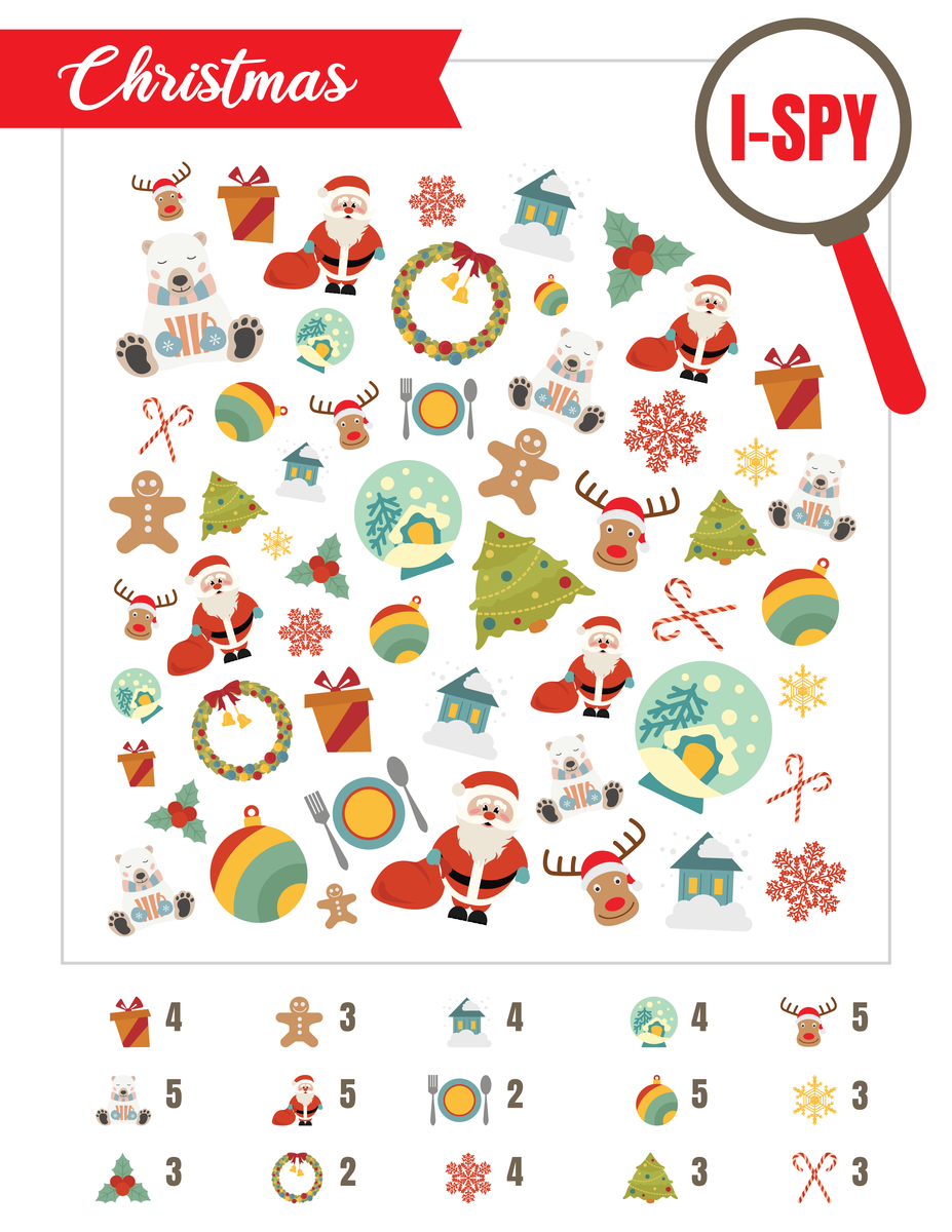 Christmas i Spy – Play Party Plan