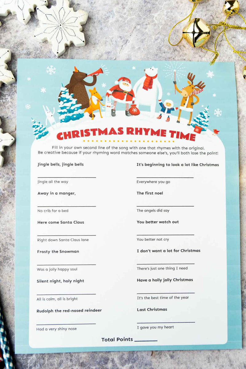 Christmas Rhyme Time – Play Party Plan