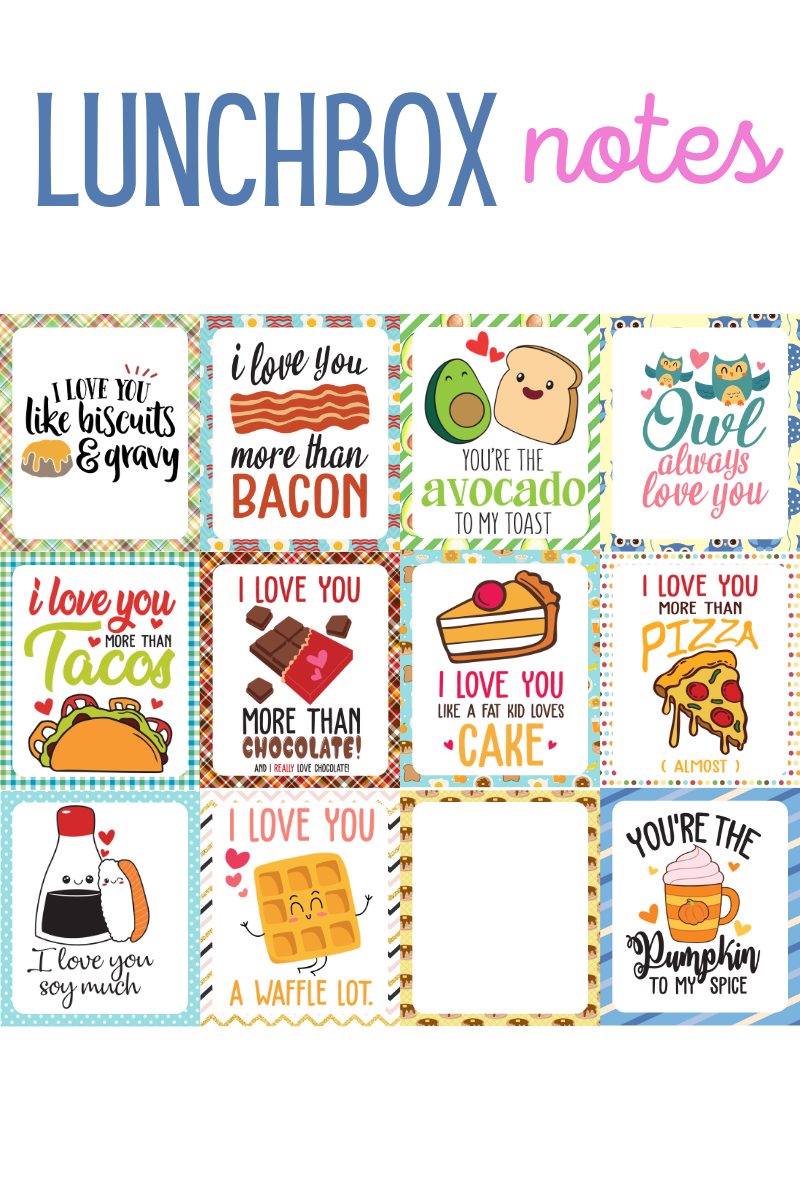 Lunch Box Notes – Play Party Plan