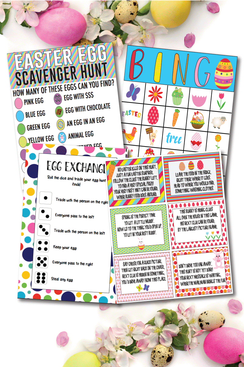 Printable Easter Games & Activities Bundle (12 activities) – Play Party ...