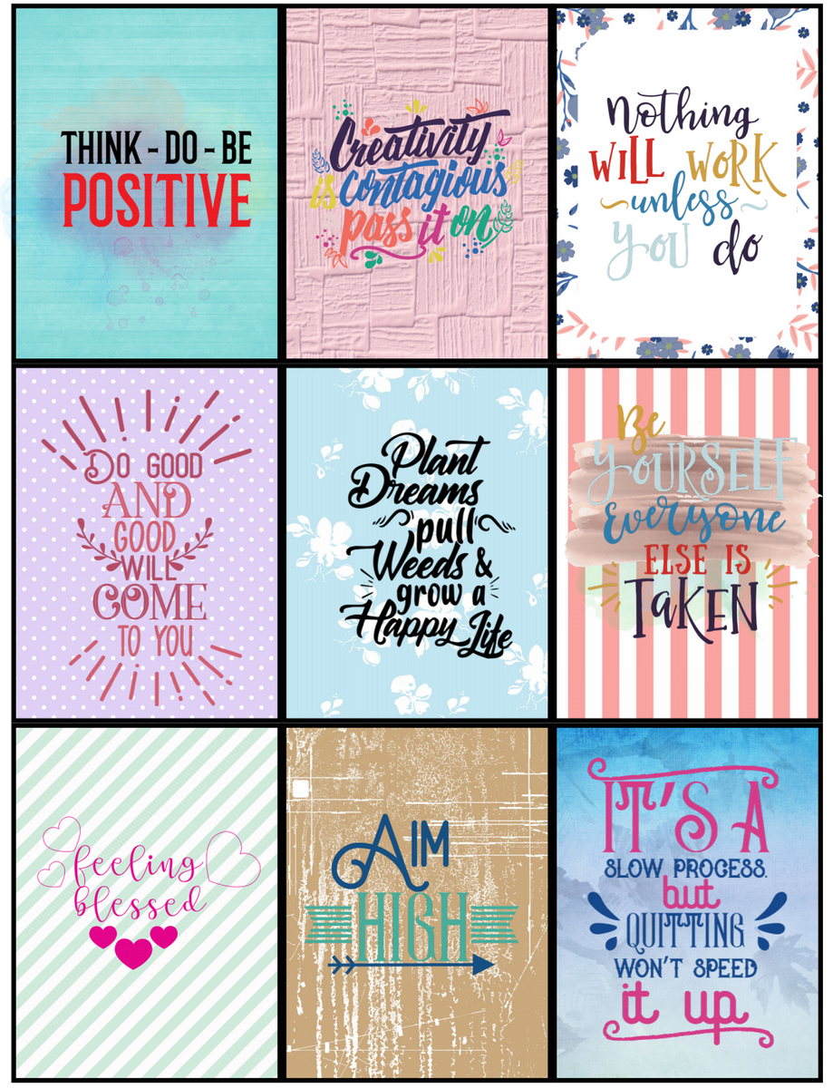 Positive Affirmation Cards – Play Party Plan