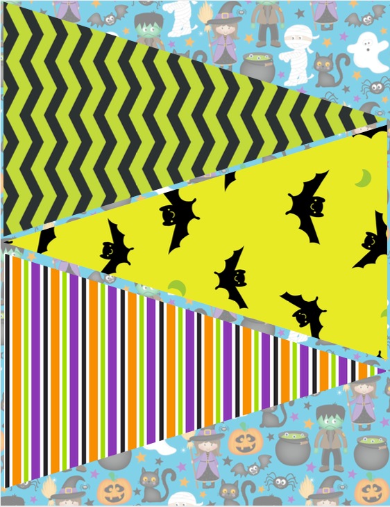 Halloween Bunting/Banner – Play Party Plan