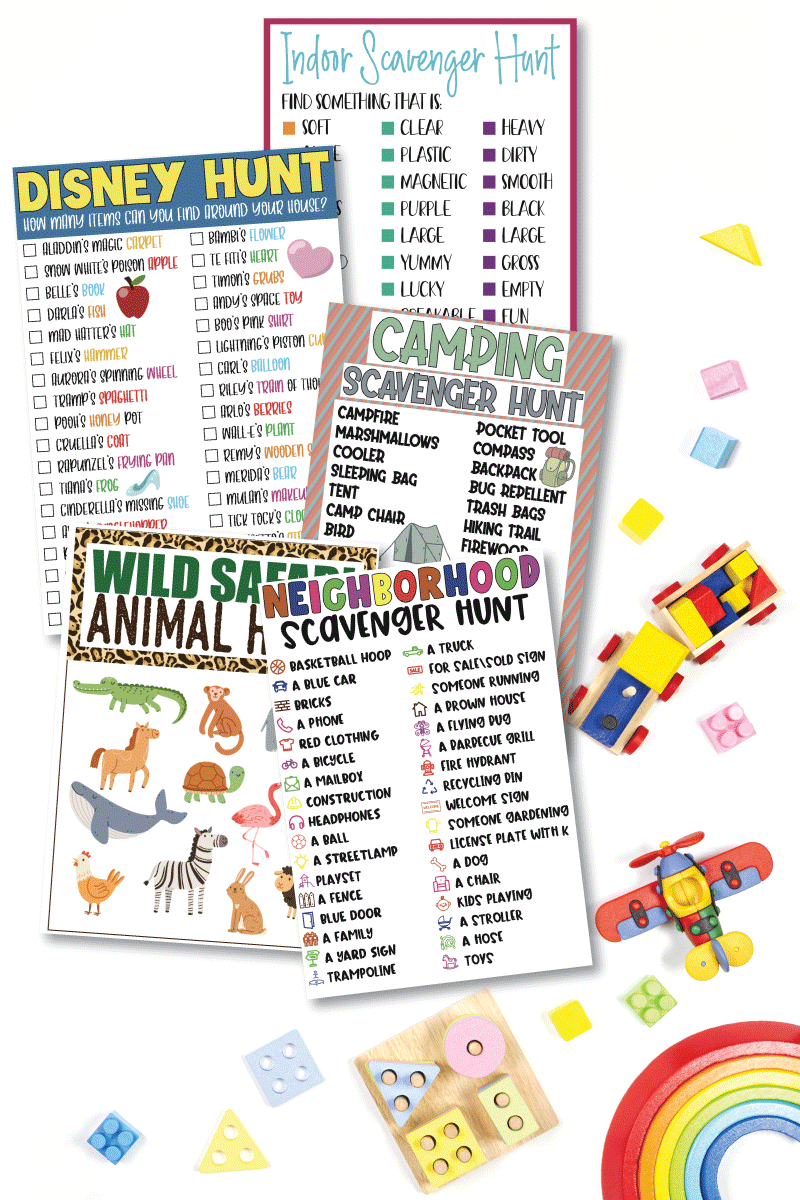 Seek and Find Scavenger Hunts Bundle (19 hunts!) – Play Party Plan