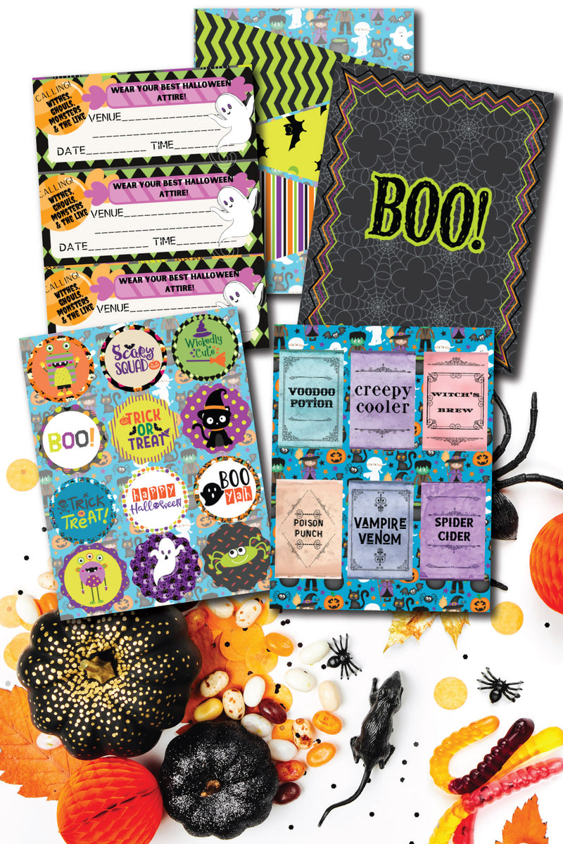 Halloween Party Pack (24 pages) – Play Party Plan