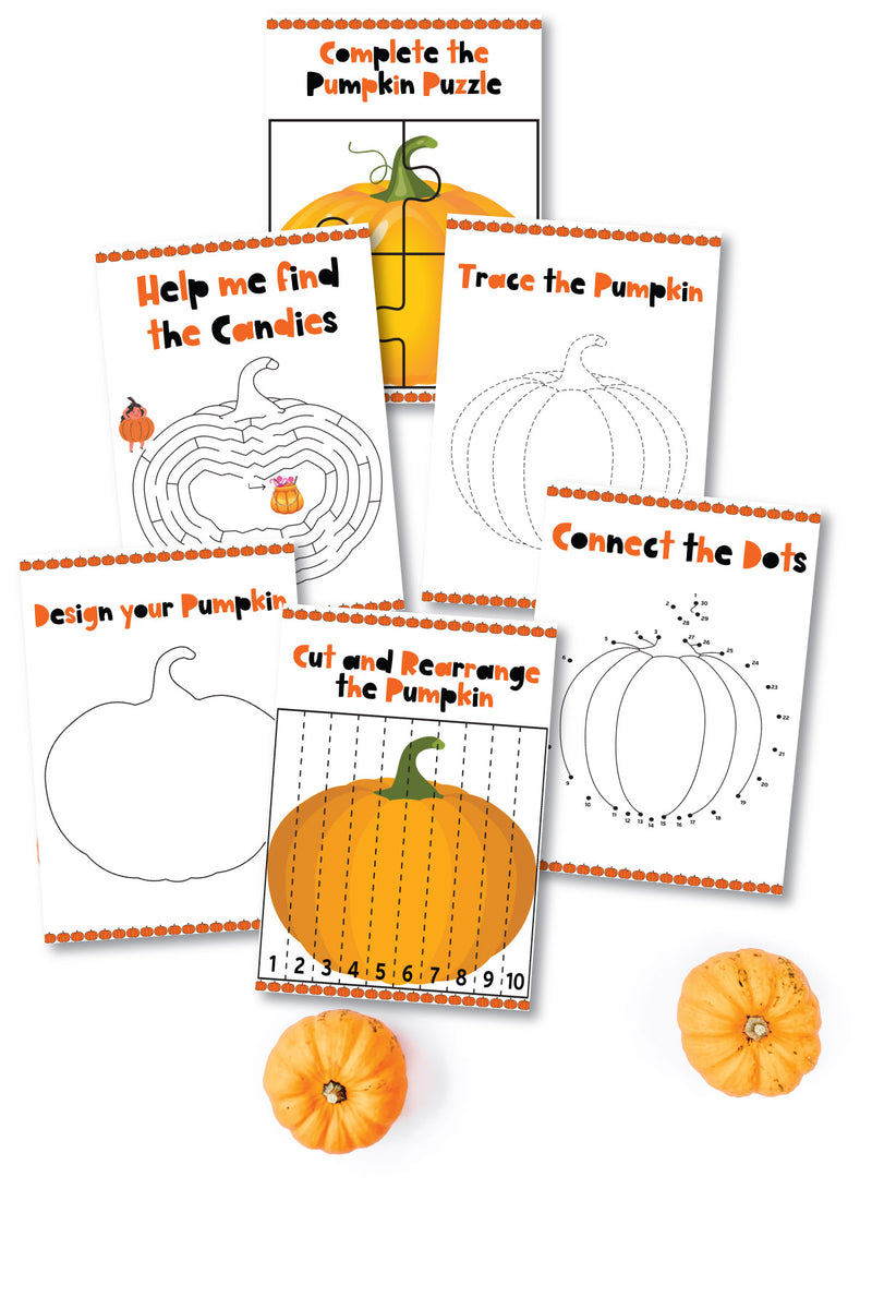 Pumpkin Activity Packet (6 Pages) – Play Party Plan