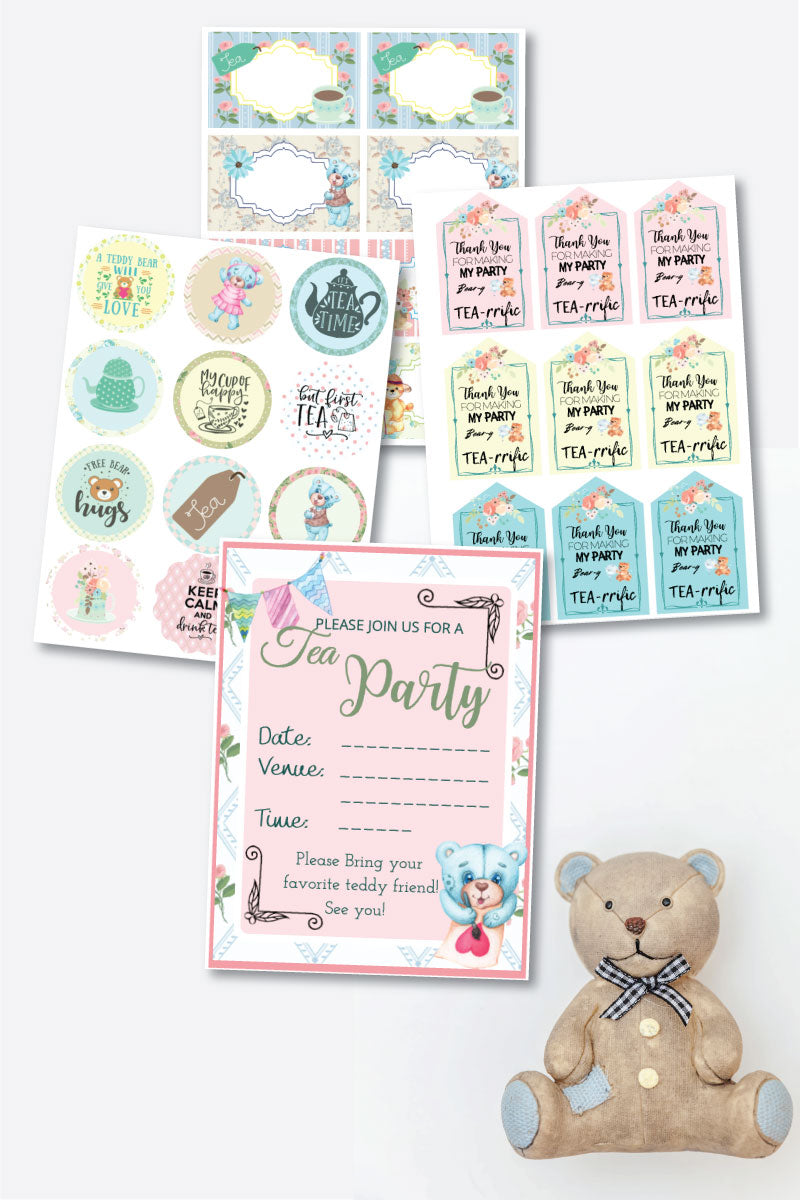 Teddy Bear Tea Party Pack – Play Party Plan