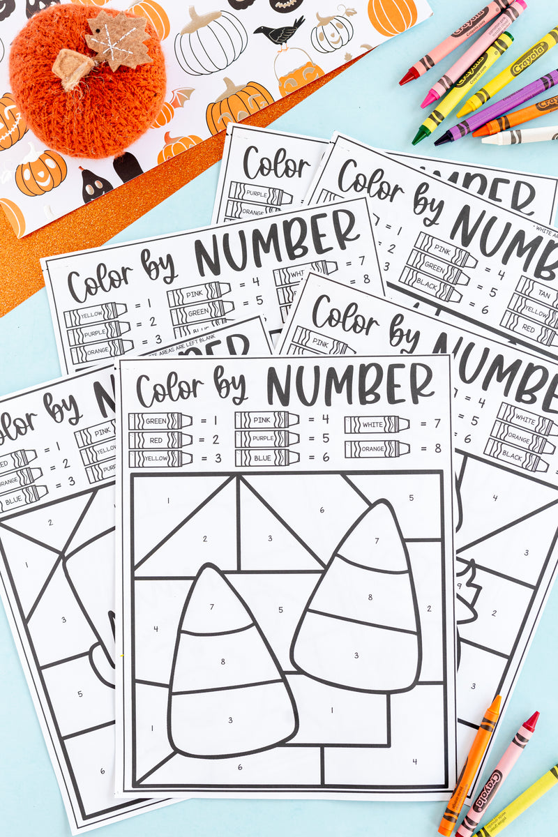 Halloween Color By Numbers – Play Party Plan