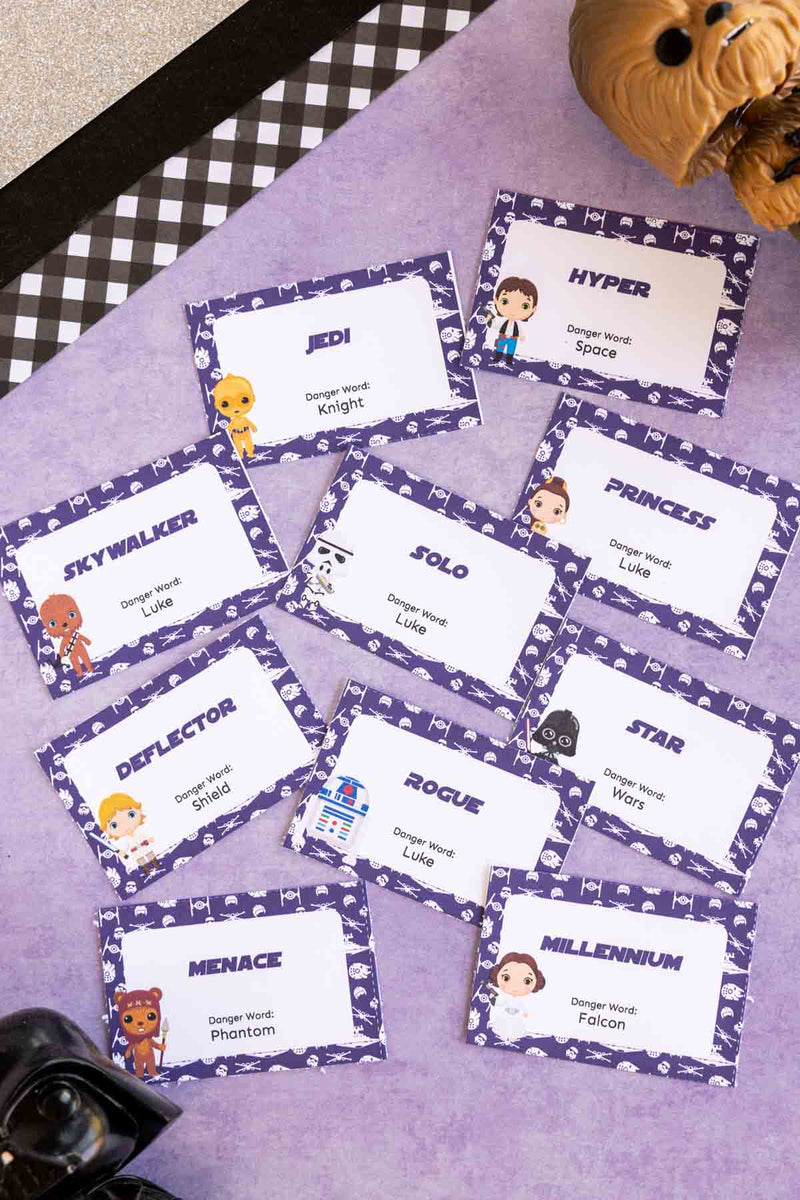 Star Wars Danger Words – Play Party Plan