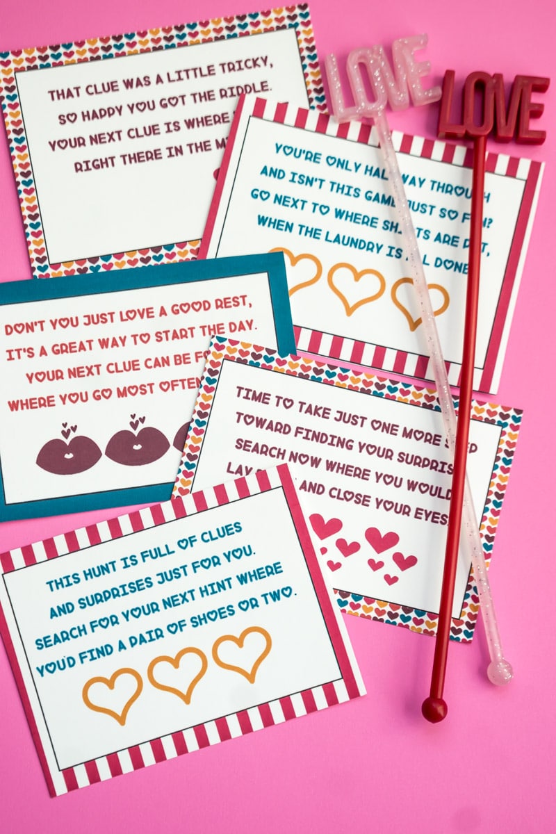 Valentine's Day Scavenger Hunt (2 versions!) – Play Party Plan