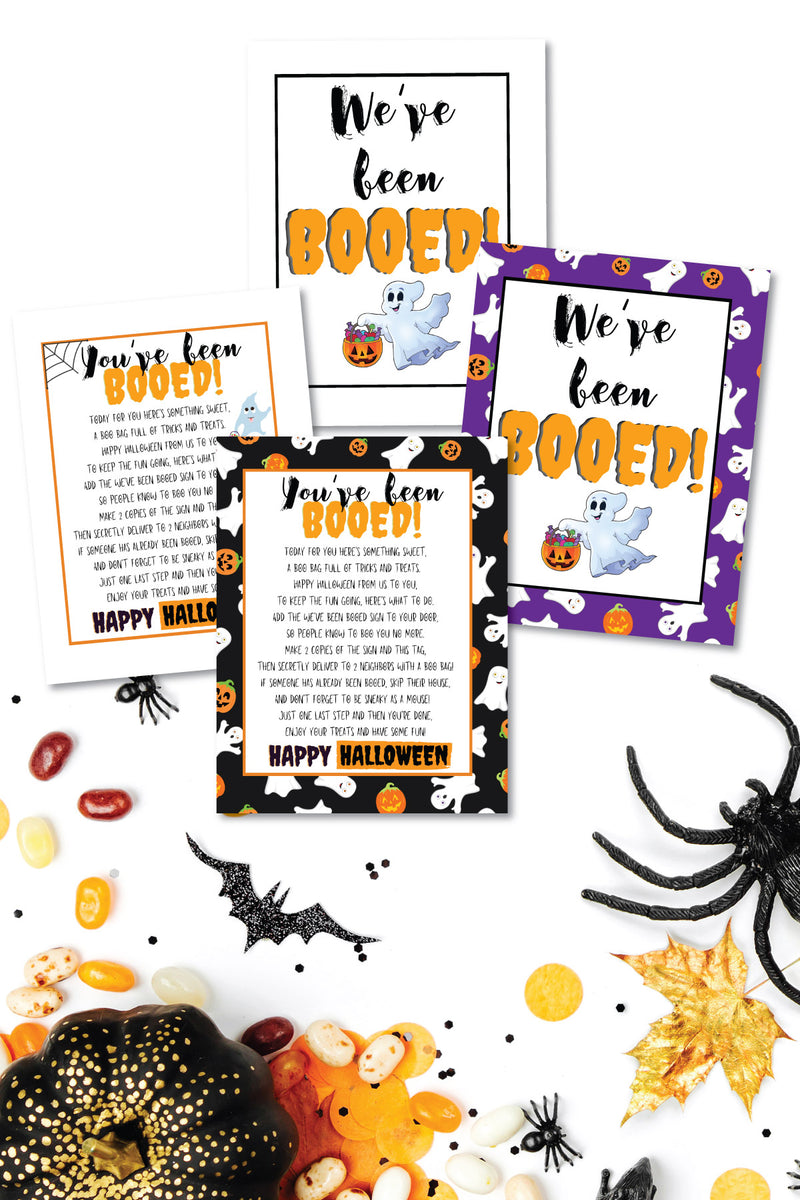 You've Been Booed Signs (10 pages!) – Play Party Plan
