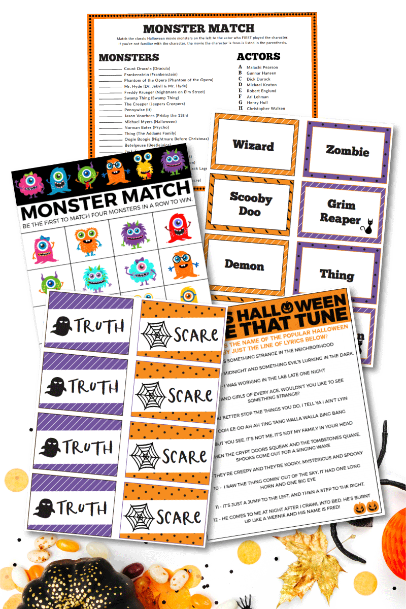 Printable Halloween Games – Play Party Plan