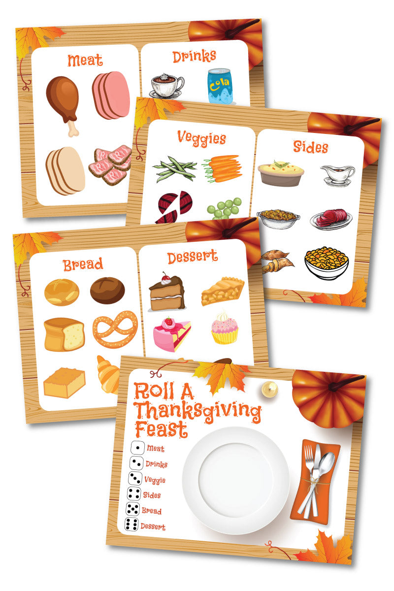 Roll a Thanksgiving Feast – Play Party Plan