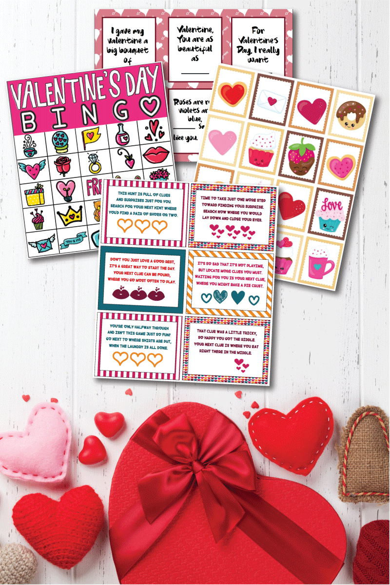 Printable Valentine's Day Games – Play Party Plan
